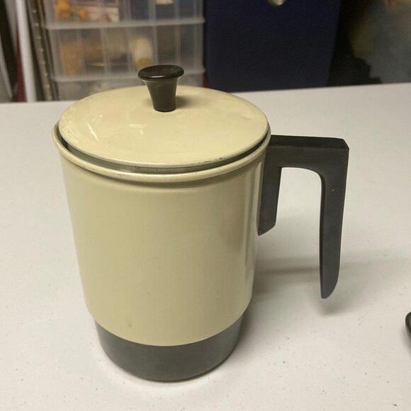 Kitchen | Vintage Electric Hot Pot Enameled Aluminum 4 Cup Kettle ...